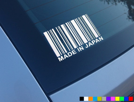 MADE IN JAPAN Car Sticker Seat Decal Vinyl Bumper Window Funny | Etsy