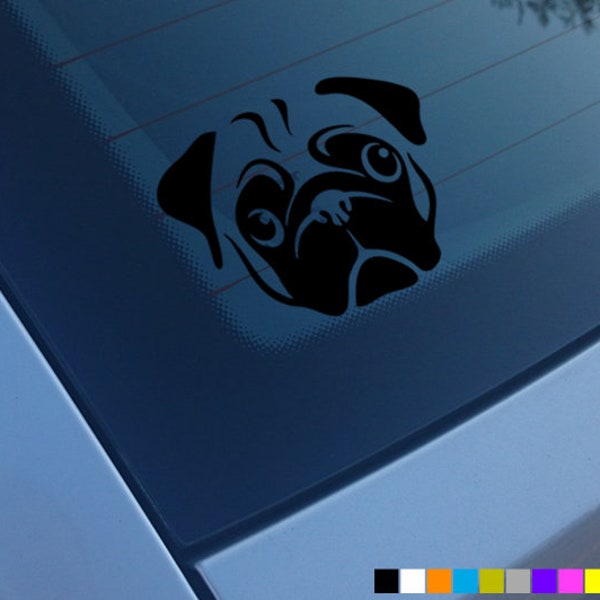 Pug Bumper Sticker - Etsy