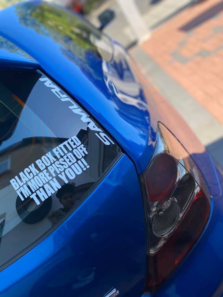 BLACK BOX FITTED Funny Car Sticker Decal Vinyl Young Driver - Etsy UK