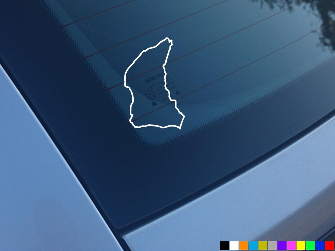 ISLE OF MAN Tt Car Stickers Decals Bumper Window Vinyl Funny Laptop ...