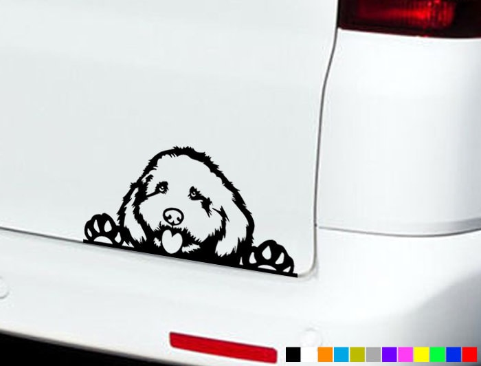 COCKAPOO DOG Car Sticker Decal Vinyl Bumper Window Funny - Etsy
