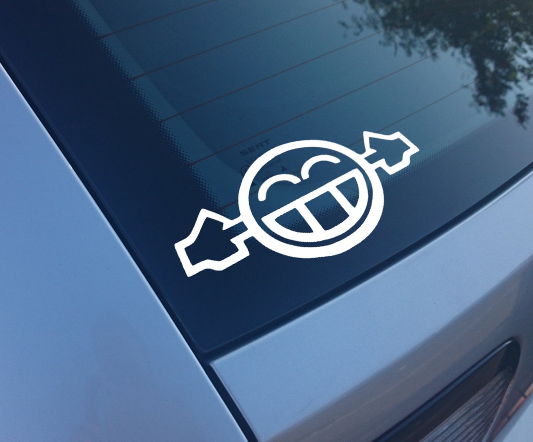 TOO LOUD SMILEY Car Sticker Decal Vinyl Bumper Window Funny Dub - Etsy