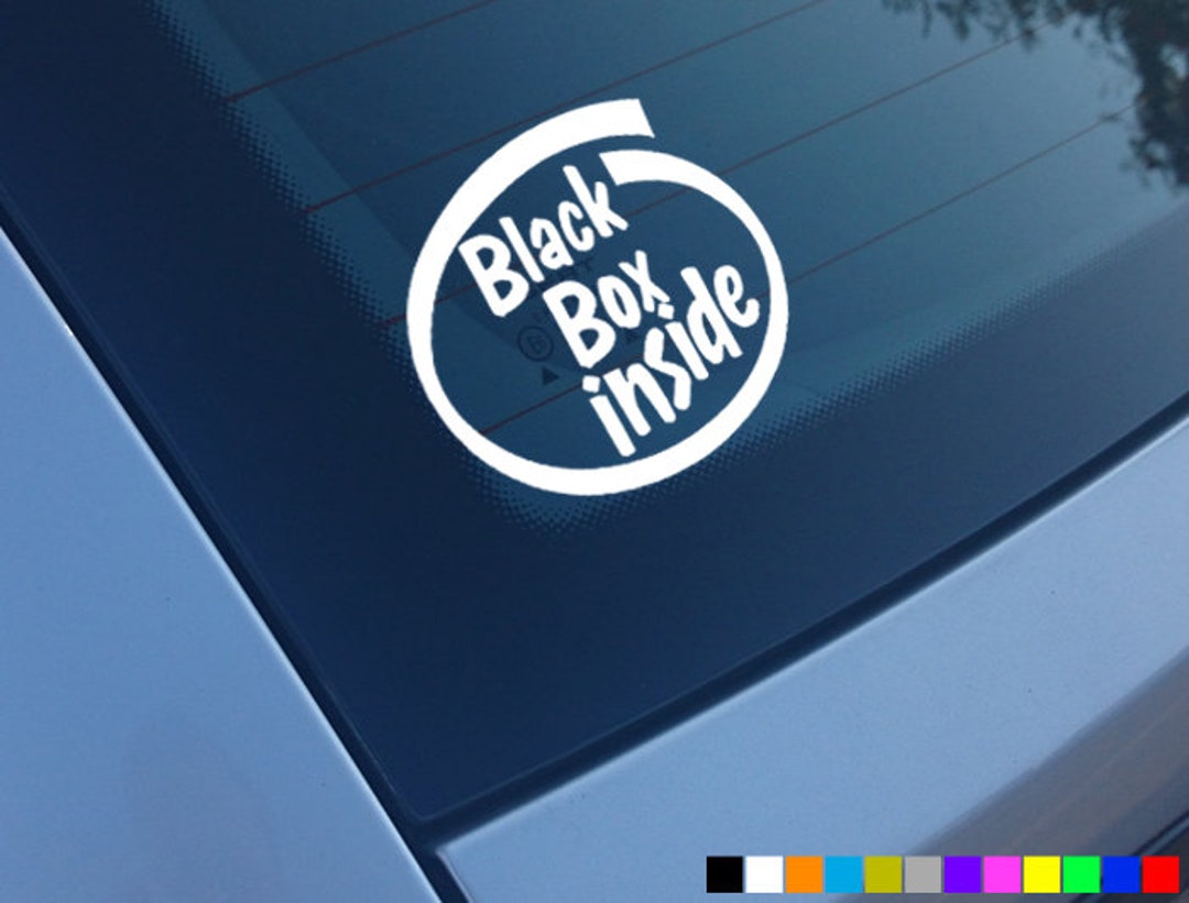 BLACK BOX INSIDE Car Sticker Seat Decal Vinyl Bumper Window Funny - Etsy