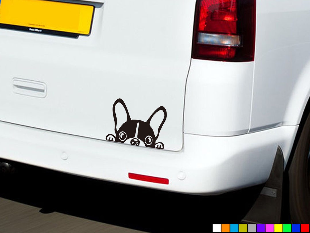 FRENCH BULLDOG Car Sticker Decal Vinyl Bumper Window Funny - Etsy
