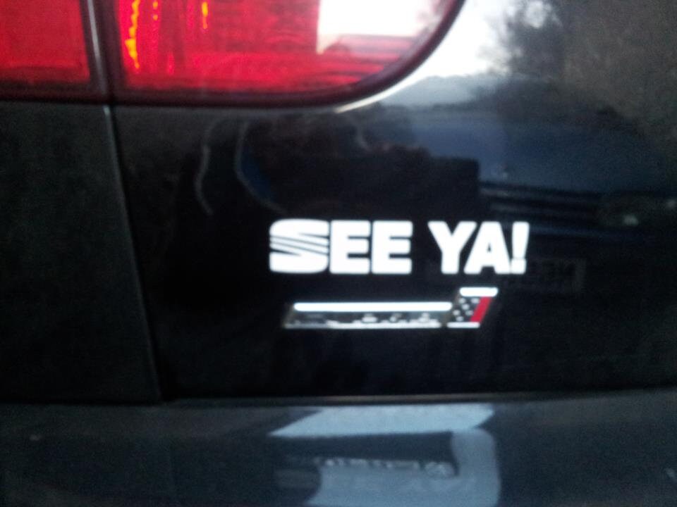 SEE YA Car Sticker Seat Decal Vinyl Bumper Window Funny Leon | Etsy