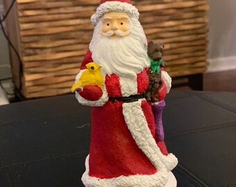 Concrete Santa Statue Indoor/outdoor - Etsy