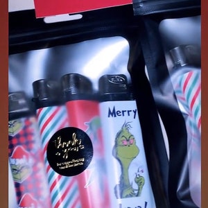 Cute Lighter Decal Wrap Sticker Grinch please Read - Etsy