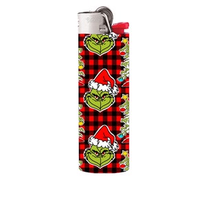Cute Lighter Decal Wrap Sticker Grinch please Read - Etsy