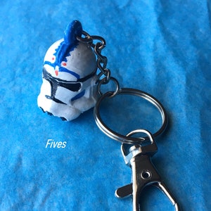 Clone Trooper Helmet Keychains - Etsy