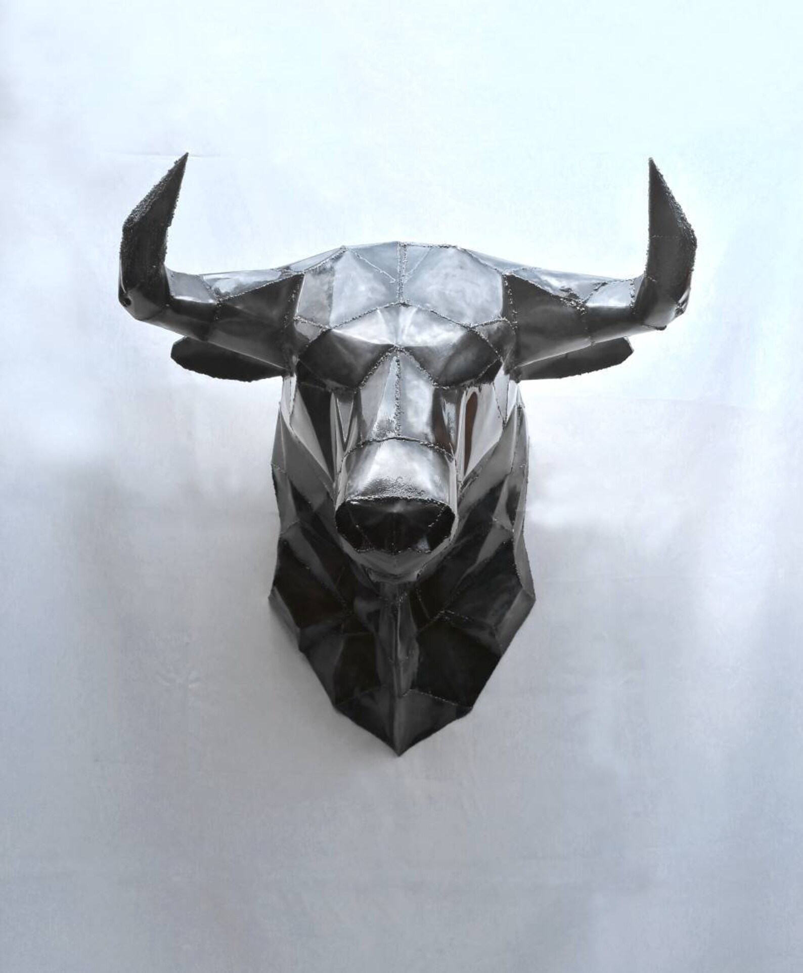 Metal Bull Bull Sculpture De Miura Metal Bull Sculpture | Etsy