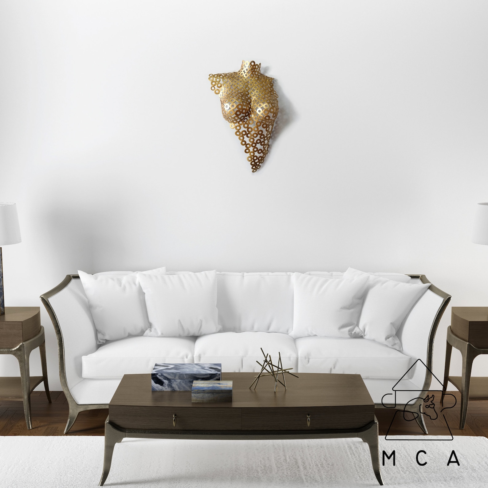 Torso Doodle Abstract Sculpture Metal Art Torso Interior Decor - Etsy