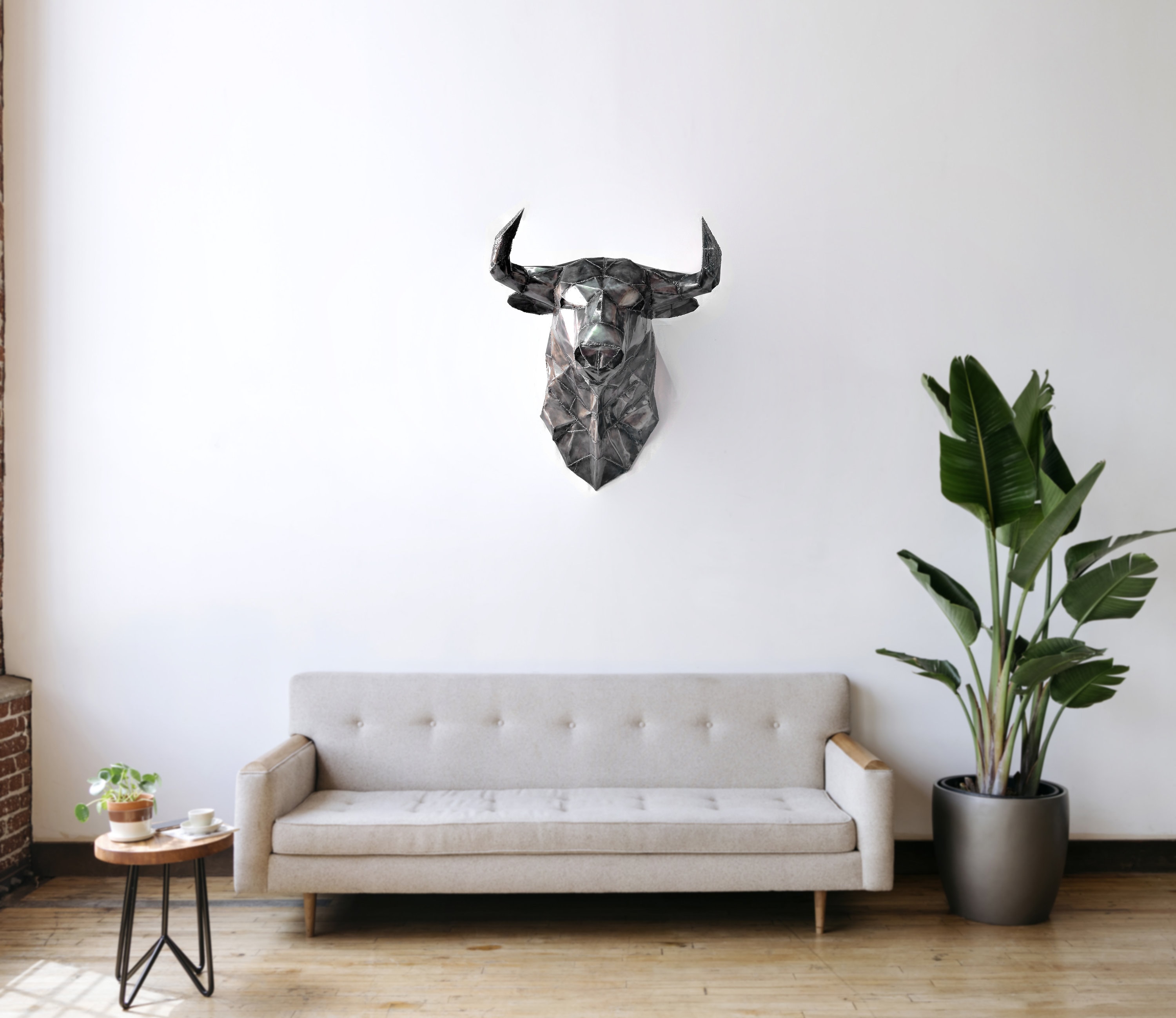 Metal Bull Bull Sculpture De Miura, Metal Bull Sculpture, Artisan Bull ...
