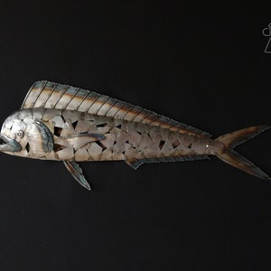 Gold Fish Sculpture Gold Fish Metal Wall Fish Craft Sculpture Indoor ...