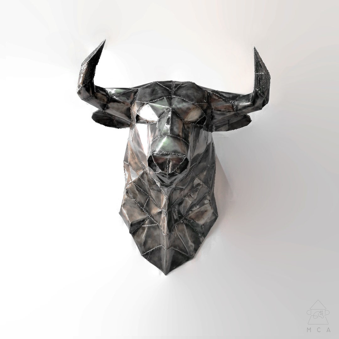 Metal Bull Bull Sculpture De Miura, Metal Bull Sculpture, Artisan Bull ...