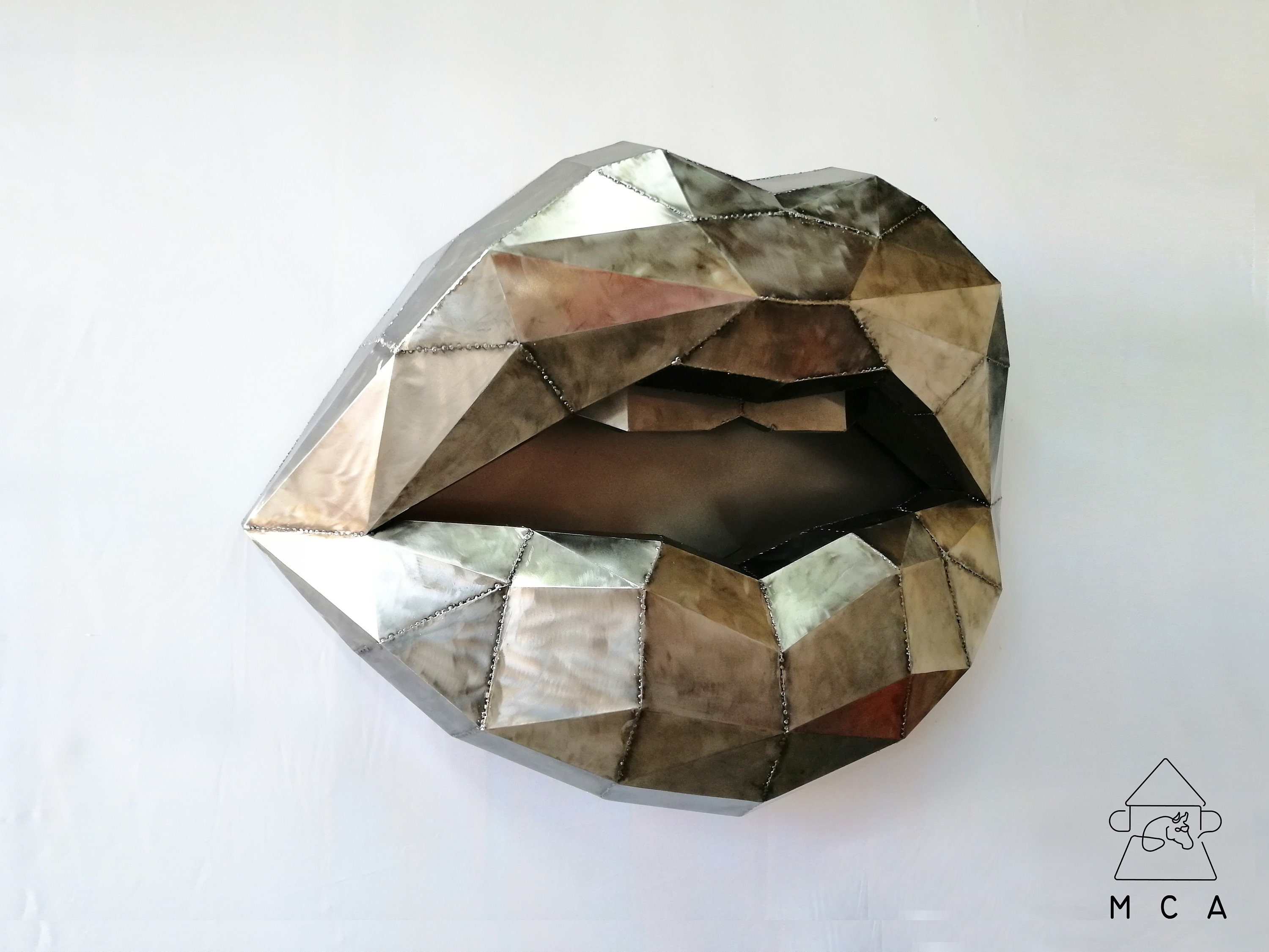 Metal Lips Sculpture Modern Wall Sculpture Abstract Art - Etsy