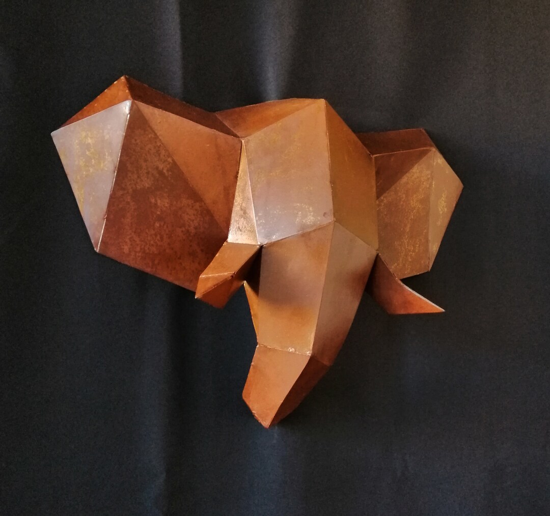 Metal Elephant, Metal Sculpture Elephant Handicraft Sculpture, Metal ...