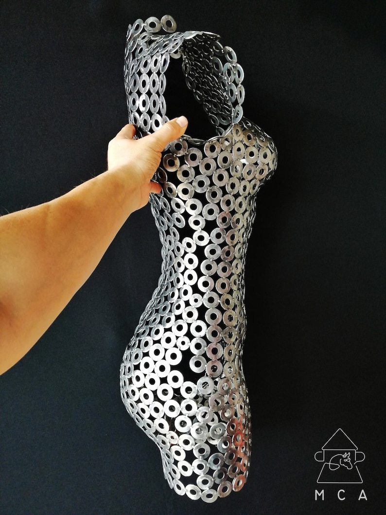 Torso Sexy Woman Contemporary Metal Wall Abstract Sculpture Woman's ...