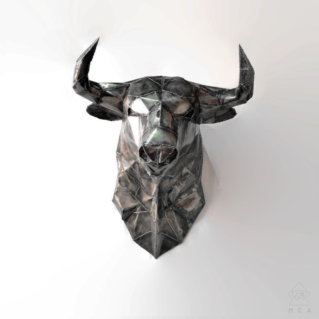 Metal Bull Bull Sculpture De Miura, Metal Bull Sculpture, Artisan Bull ...