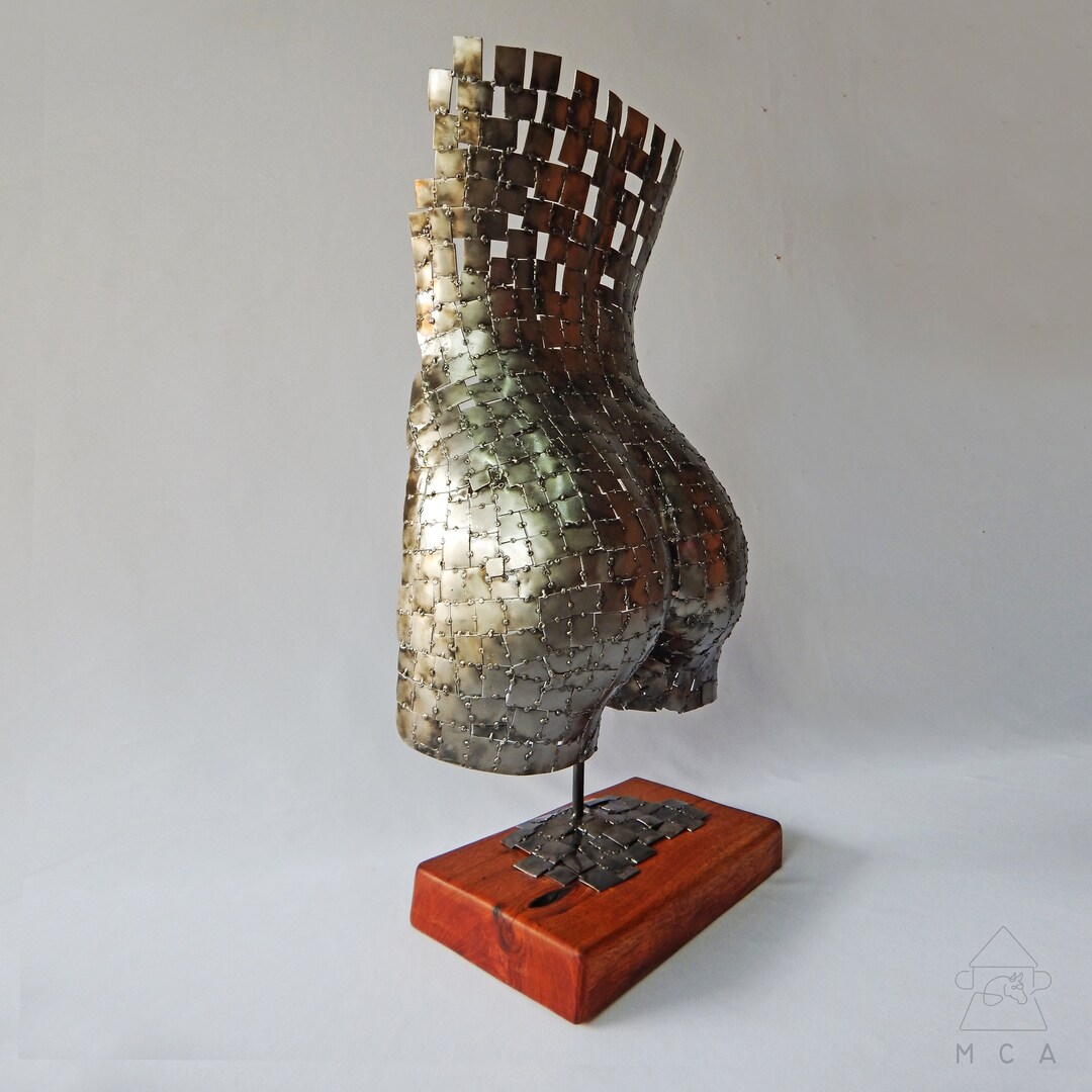 Metal Wall Sculpture Abstract Woman Sculpture Metal Bust Sexy Woman ...