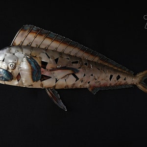 Goldfish Metal Sculpture | 3D Wall Fish | Handcrafted Marine Sculpture ...