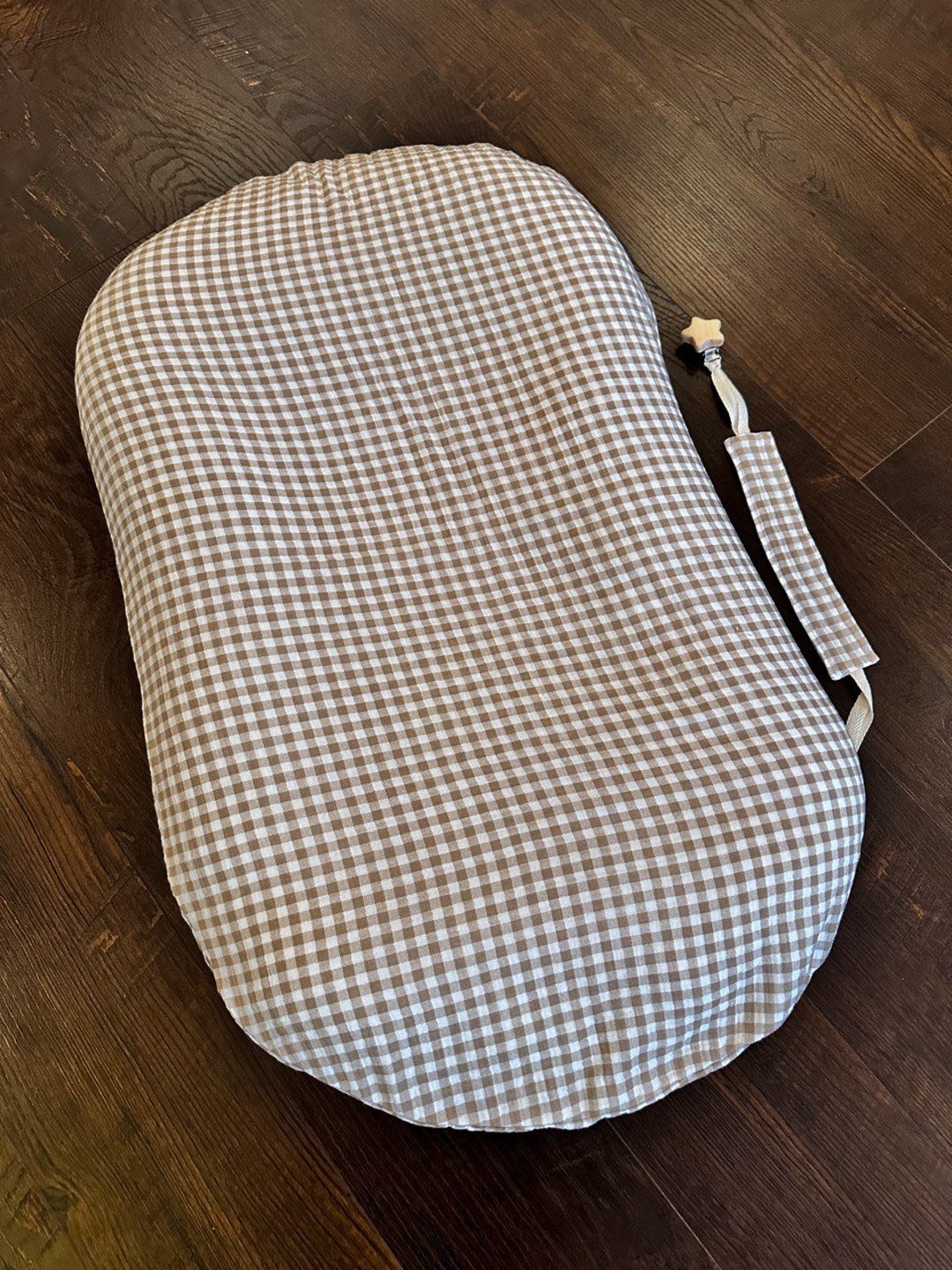 Gingham Muslin Snuggle Me Organic Cover, Snuggle Me Cover, Snuggle Me ...