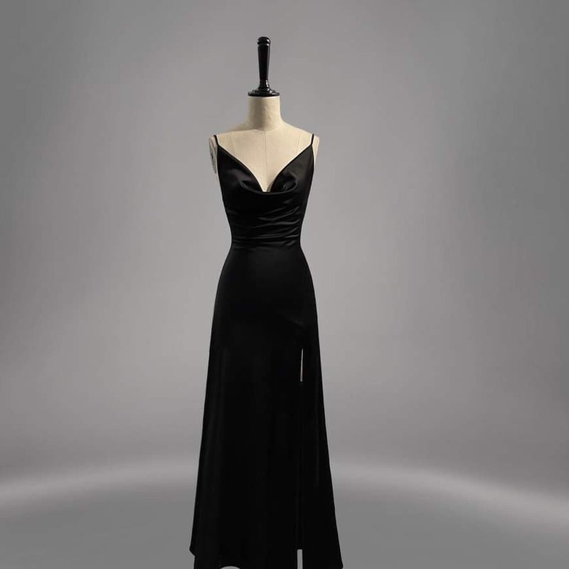 Open Side Slit Dress - Etsy