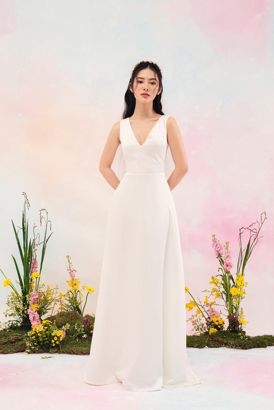 Stylish Designer Evening Dress / Simple Wedding Dress Star | Exquisite ...