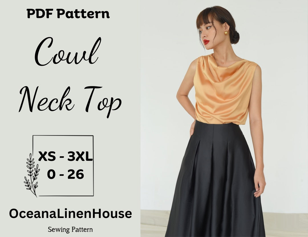 SILK TOP PATTERN Slip Pattern Beginner Sewing Pattern Gilrs Top Sewing ...