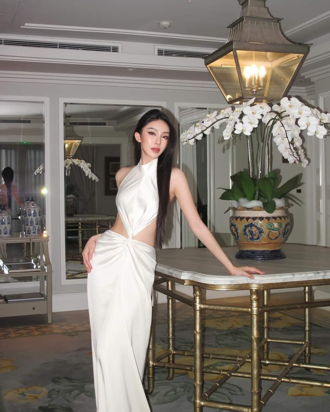 Halter Neck Silk Dress - Wedding Guest Maxi Dress - Open Back Silk ...