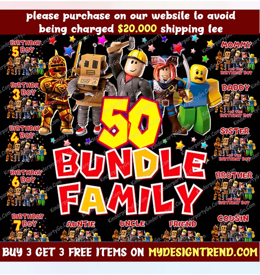 Roblox Png Bundle, Mega Super Mario SVG Bundle for Cricut and ...