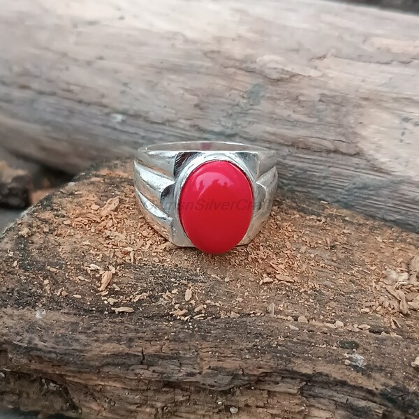 Coral Ring - Etsy