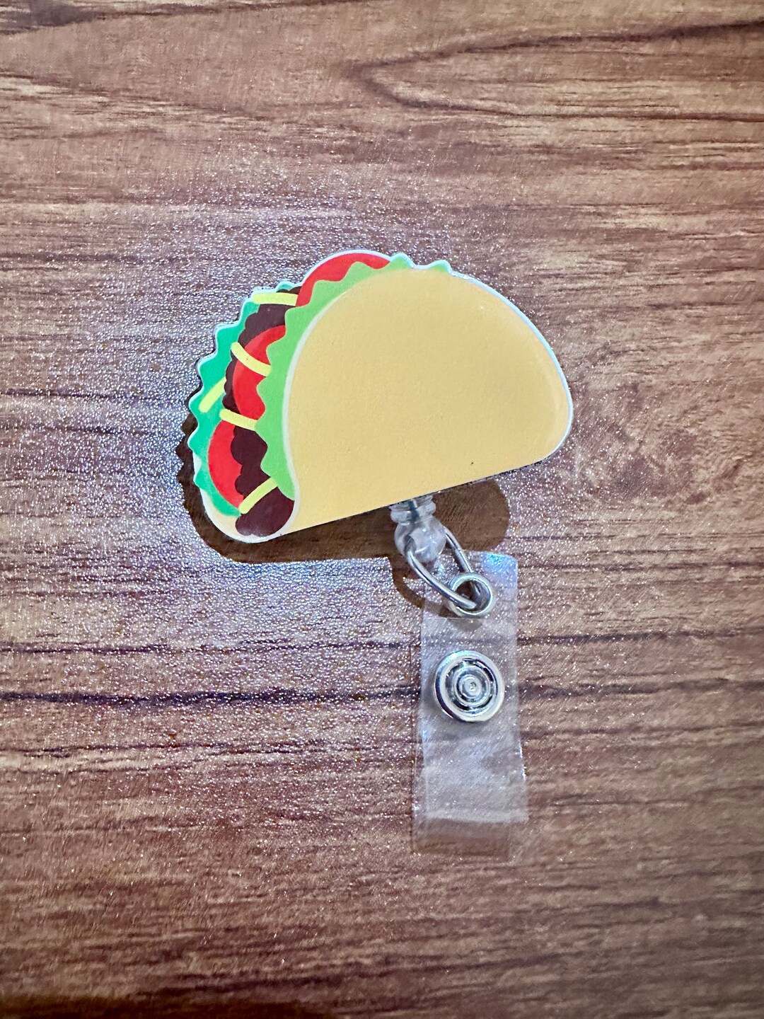 Taco Badge Reel - Etsy