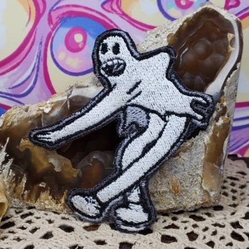 Koko the Dancing Ghost Embroidered Patch - Etsy