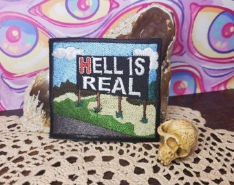 Hell is Real Sign - Etsy