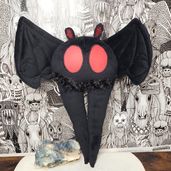 Mothman Plush - Etsy