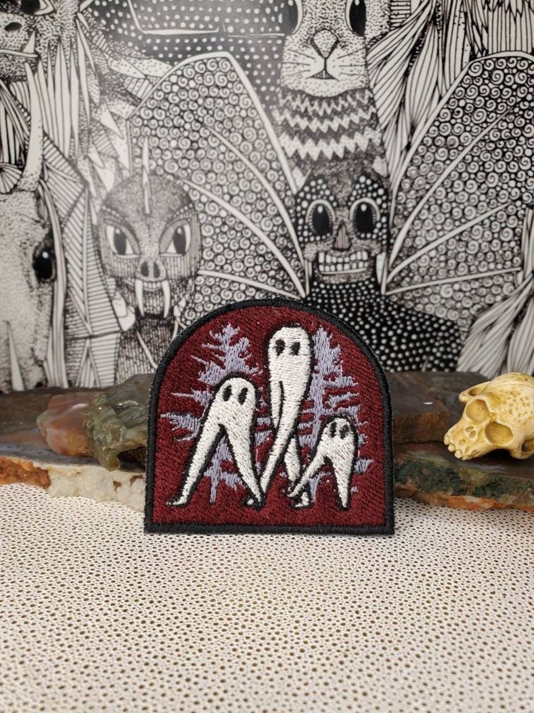 Fresno Night Crawler Embroidered Patch - Etsy