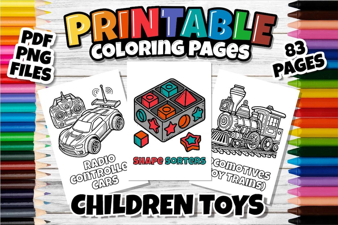 83 Printable Children Toys Coloring Pages, Fun Activity, Kids Activity ...