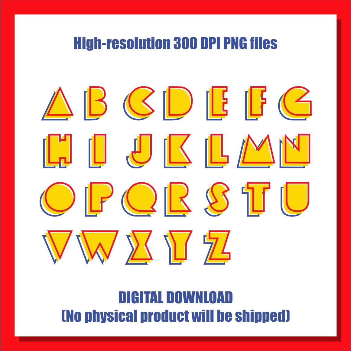Pacman Clipart, Pacman Letter PNG, Pacman Game Alphabet, Alphabet ...