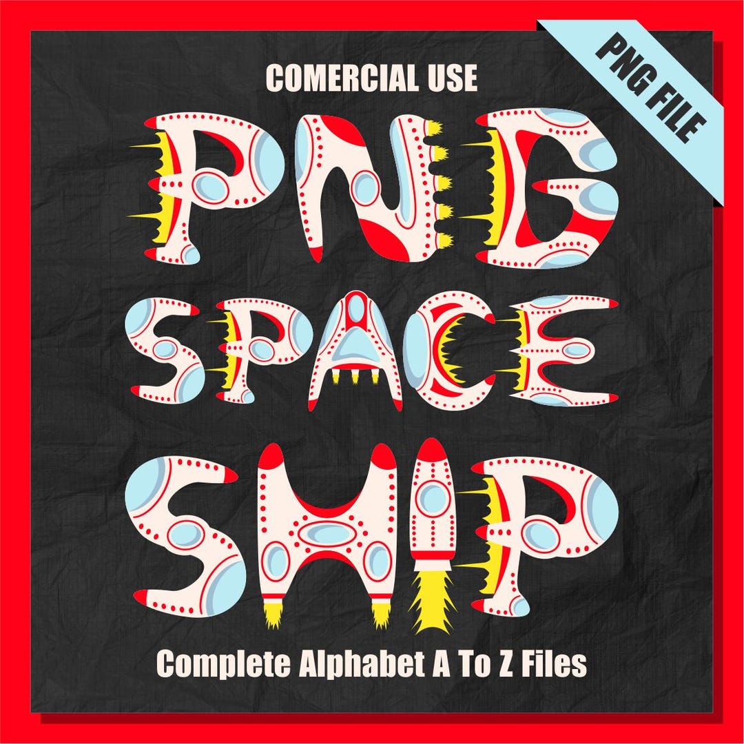 Spaceship Clipart, Ship Letter PNG, Rocket Alphabet, Alphabet Clipart ...