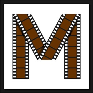 Movie Roll Alphabet Clipart: Film Letter PNG Set (commercial Use) - Etsy
