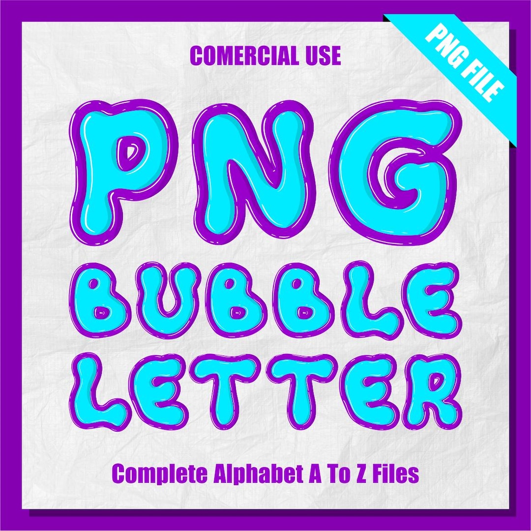 Bubble Playful Clipart, Bubble Playful Letter, Bubble Playful Alphabet ...