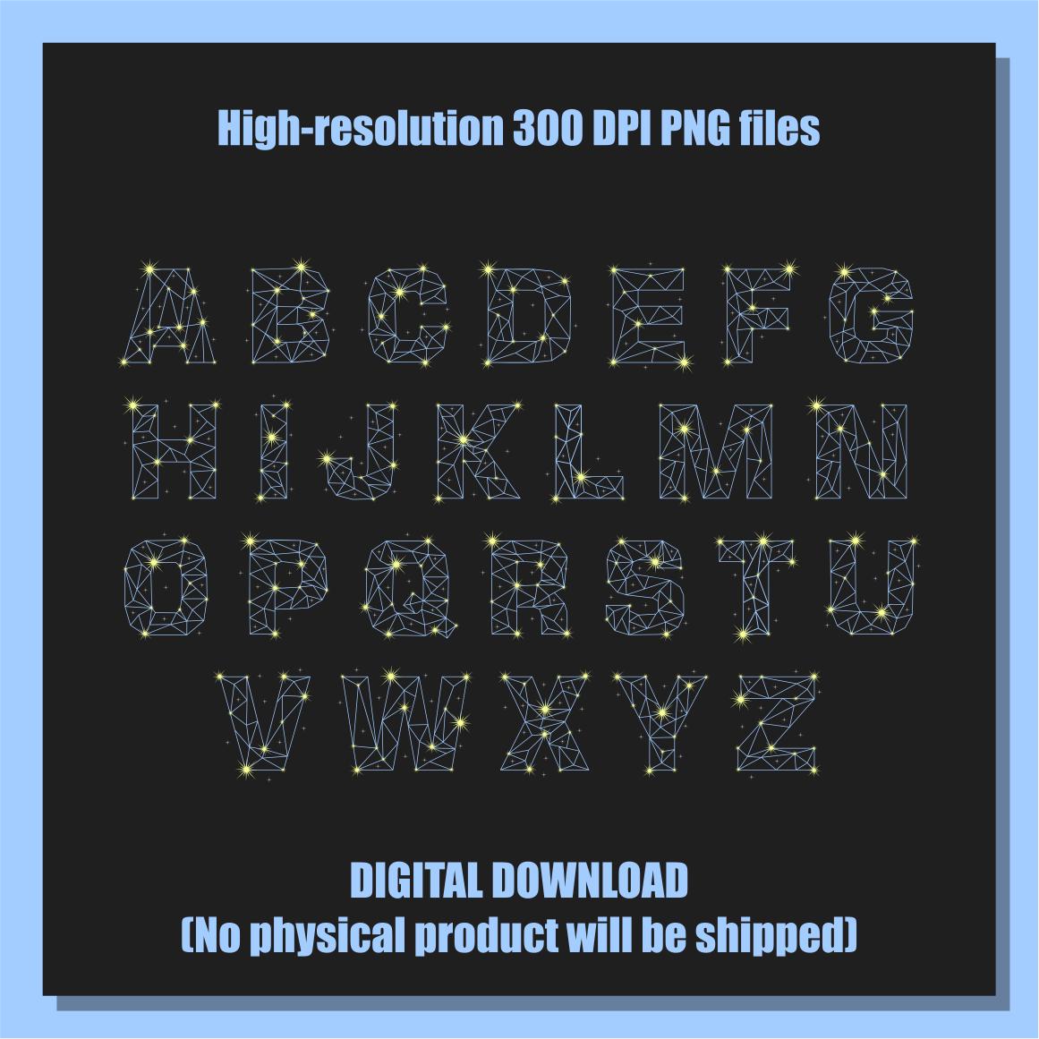 Star Clipart, Star Letter PNG, Star Alphabet, Star Sublimation ...