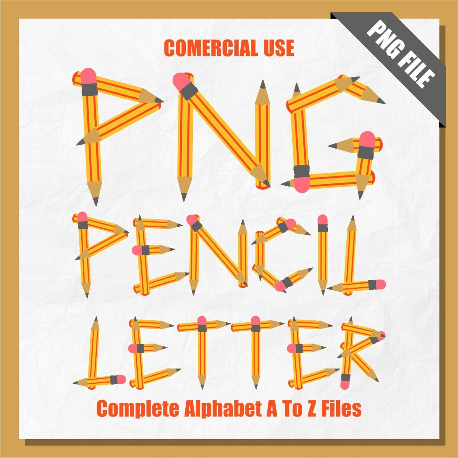 Pencil Clipart, Pen PNG, Pencil Alphabet, Pen Letter Png, Alphabet ...
