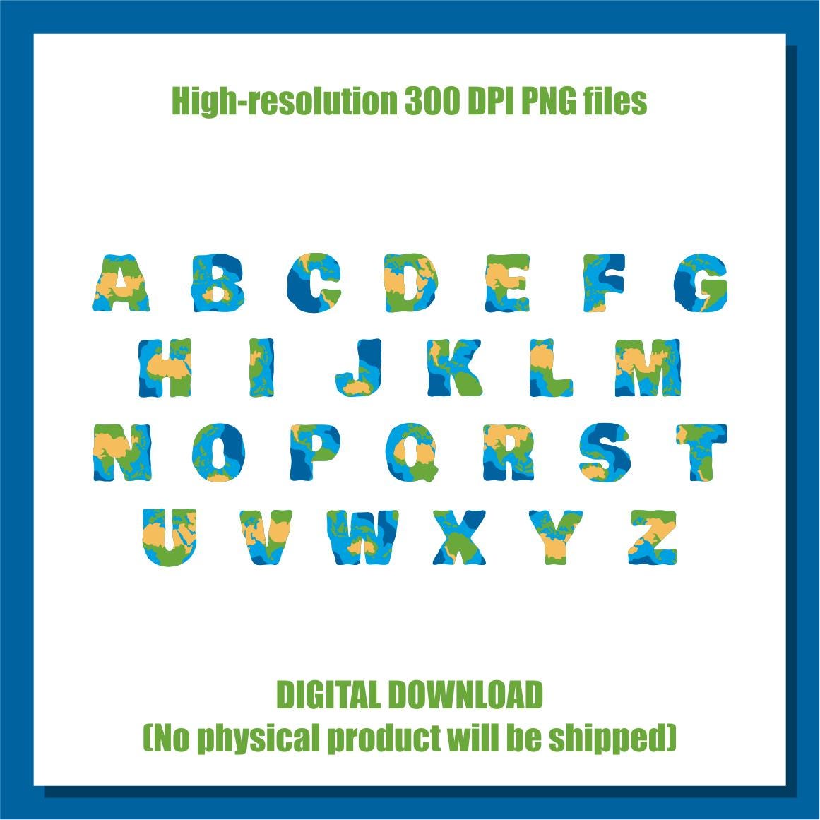 Earth Clipart, Earth Letter PNG, Earth Alphabet, Alphabet Clipart PNG ...