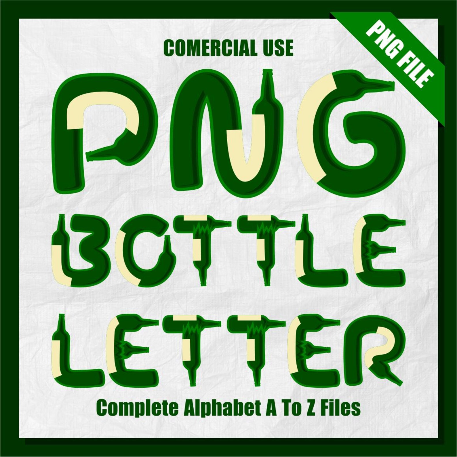 Bottle Clipart, Bottle Letter PNG, Bottle Alphabet, Alphabet Clipart ...