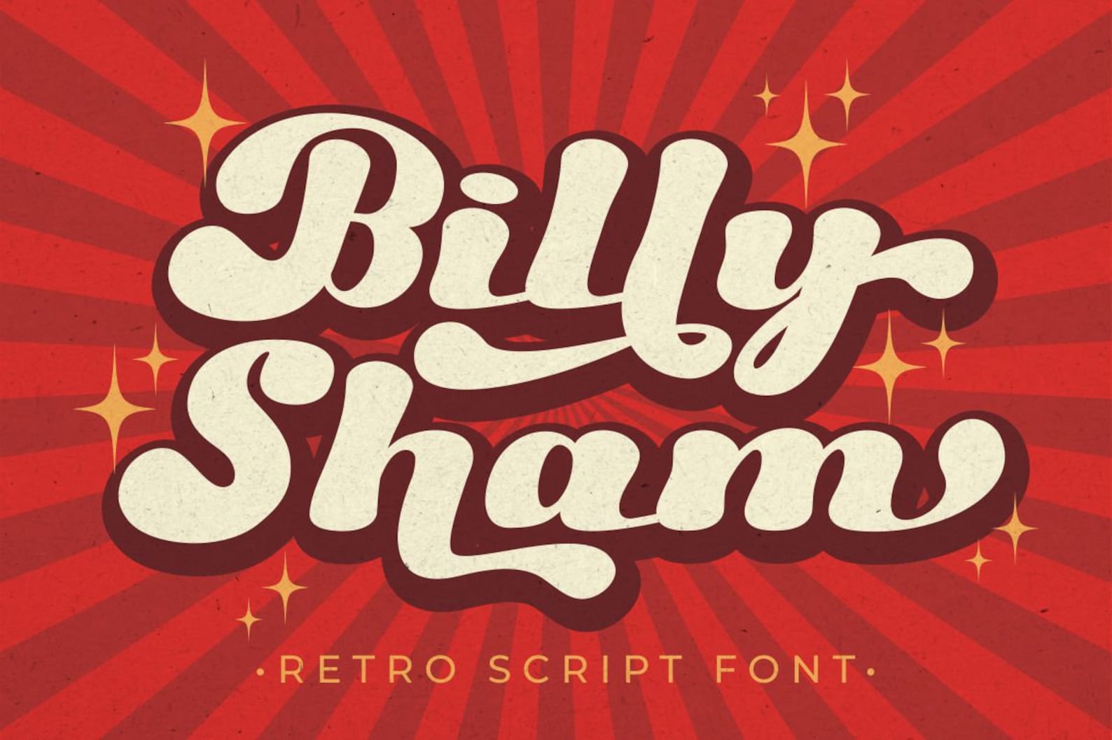 Retro Vintage Font Bundle Retro Font, Vintage Font, Groovy Font, Retro ...