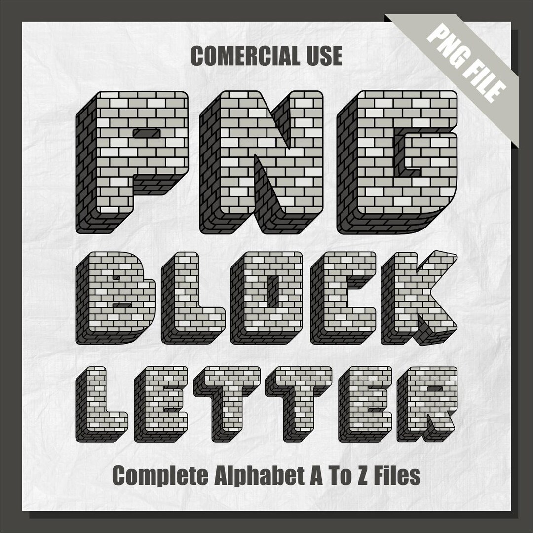 Block Wall Clipart, Block Wall Letter, Block Wall Alphabet, Alphabet ...