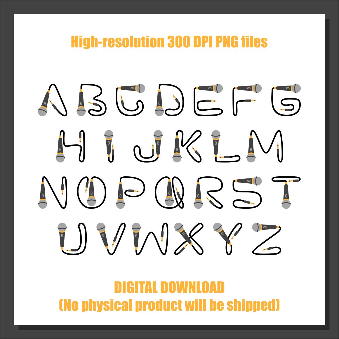 Microphone Clipart, Microphone Letter PNG, Microphone Alphabet ...