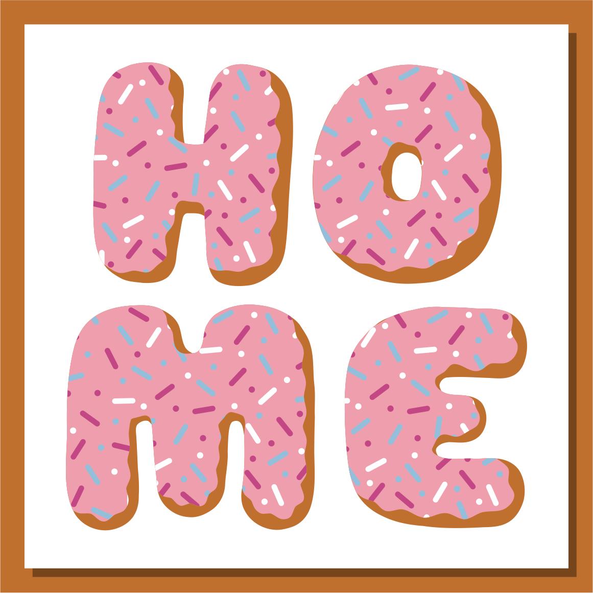 Donut Clipart, Donut PNG, Donut Alphabet, Donut Letter, Alphabet ...