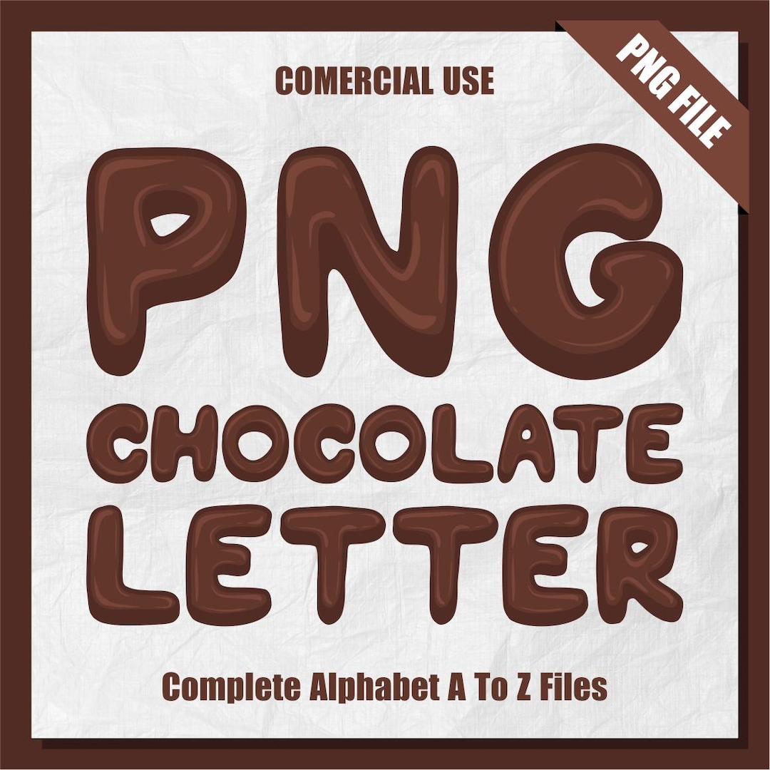 Chocolate Clipart PNG, Sweet Choco Letter, Choco Alphabet, Alphabet ...